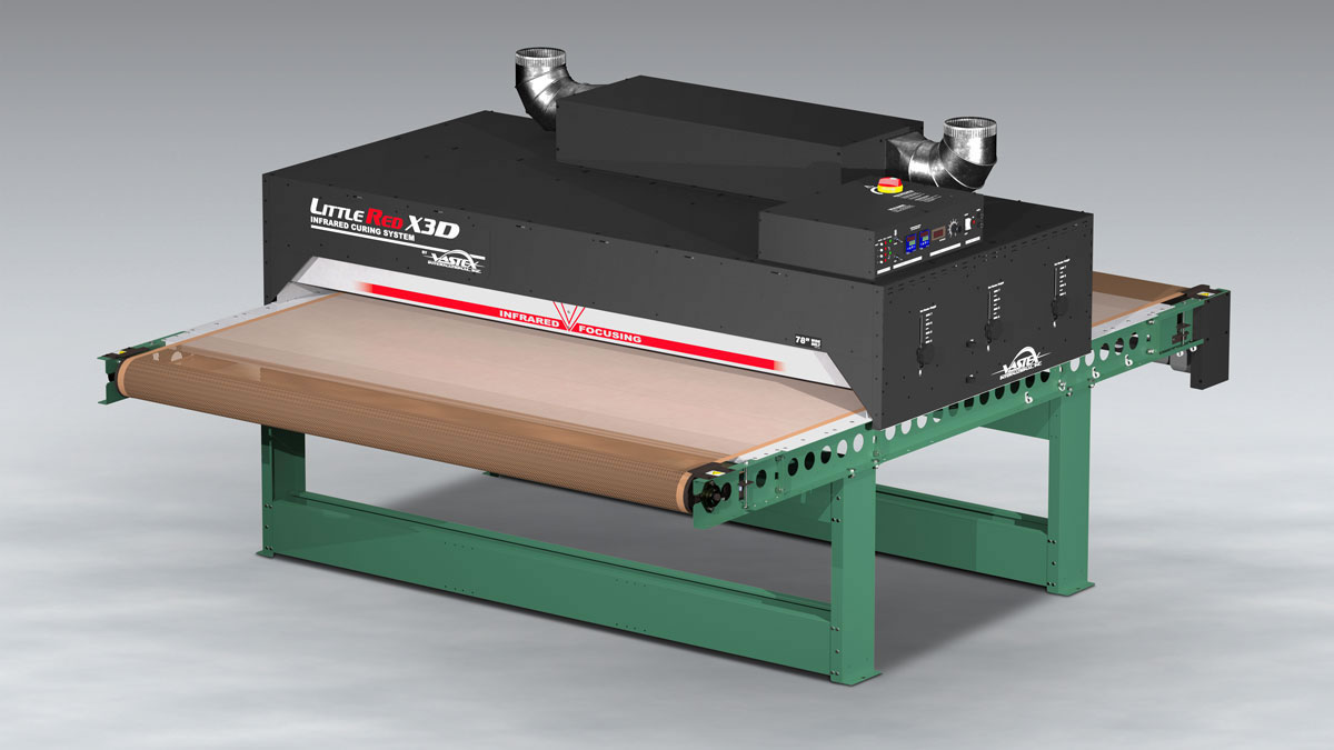 Dryer for DTG and Screen Printing Now 78 in. (198 cm) Wide - Vastex ...